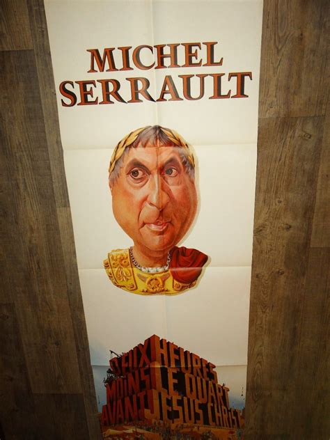 Coluche DEUX HEURES MOINS LE QUART AVANT JESUS CHRIST Affiche Cinema M