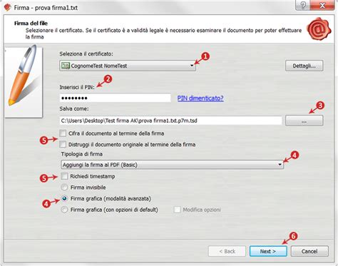 Aruba Key Windows Firmare Un File In Formato Pdf Firma Grafica