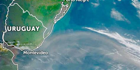 Nuvem de poeira da Patagônia alcança o Sul gaúcho MetSul Meteorologia