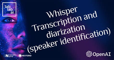 Tutorial De Openai Whisper Whisper Transcripci N Y Diarizaci N