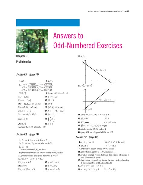 calculus answer book answers to odd numbered exercises a answers to odd numbered exercises