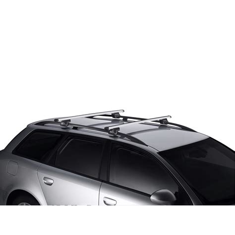 2 barres de toit complètes THULE SmartRack 795 en aluminium Norauto
