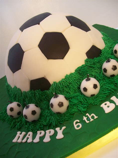 3D Soccer Ball Cake 250 Temptation Cakes Temptation Cakes