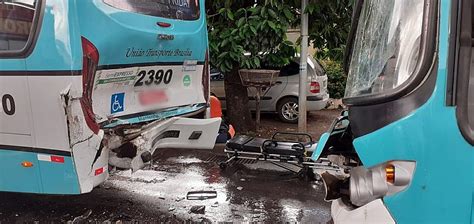 Acidente Entre Dois Nibus Deixou Feridos Na Asa Sul De Bras Lia