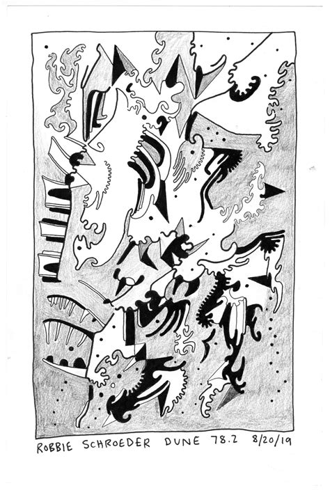 Art Dune Drawings Robbie Schroeder