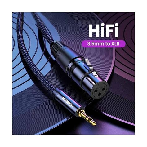 Ugreen AV182 3 5mm Three Pole Male To XLR Female Audio Converter