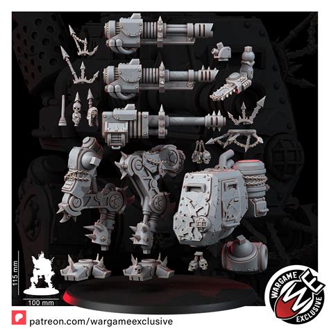 CHAOS RENEGADES OF PAIN SUFFERING WARDEN V1 Wargame Exclusive