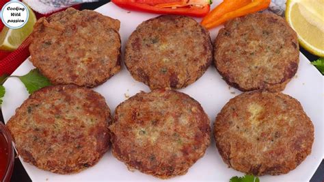 Potato Chicken Cutlets Kabab Crispy Aloo Chicken Kebab Recipe With