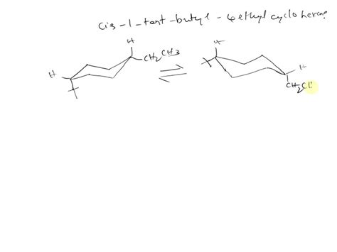 SOLVED Druw Iwo Chair Conformations Of Cis I Sec Butyl 2