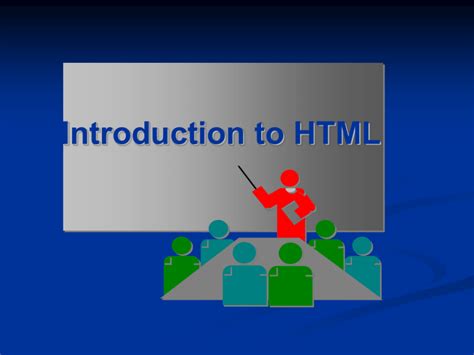 introduction to html