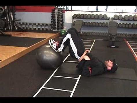Allstrengthtraining Stability Ball Glute Bridge Youtube