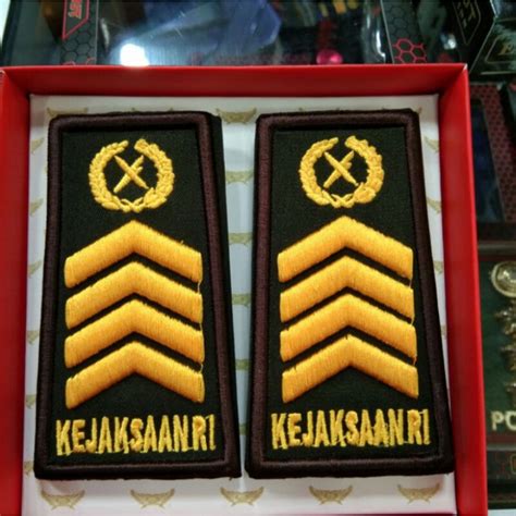 Jual Promo Terbaru Pangkat PDH KEJAKSAAN RI GOL 2D Bordir Shopee