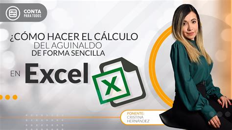 Cómo hacer el calculo del aguinaldo de forma sencilla en Excel YouTube