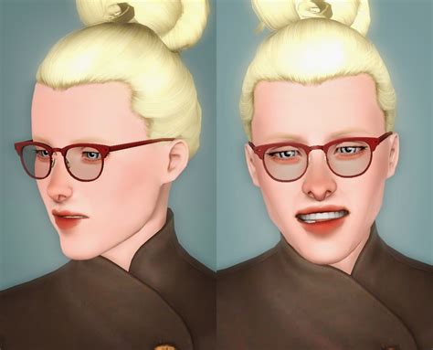 My Sims 3 Blog Simlish Clubmaster Eyeglasses By Tamo