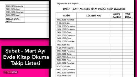 Şubat Mart Ayı Evde Kitap Ok Eduhol Ders Videoları İzle Online