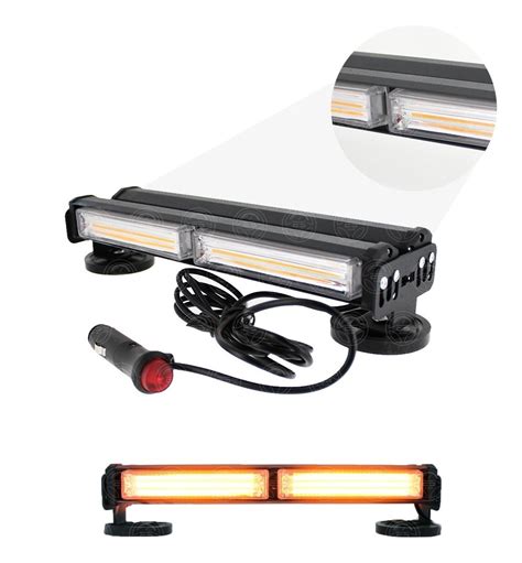 Torreta Codigo Estrobo Profesional Barra Led Cob Doble W F Env O Gratis