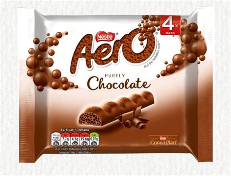 AERO Czekolada mleczna bąbelkowa UK pyszna Multipack 27g 4 sztuki ERLI pl