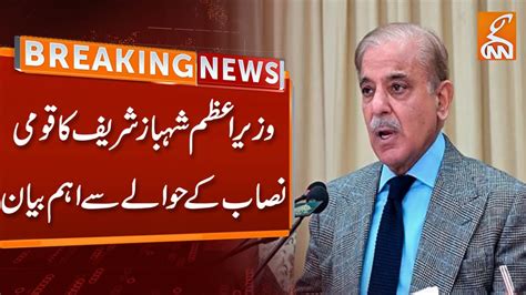 Breaking News Prime Minister Shehbaz Sharif S Important Statement