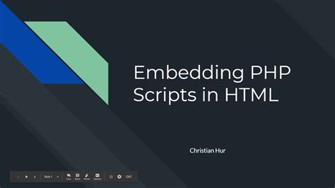 PHP Embedding PHP Scripts In HTML YouTube