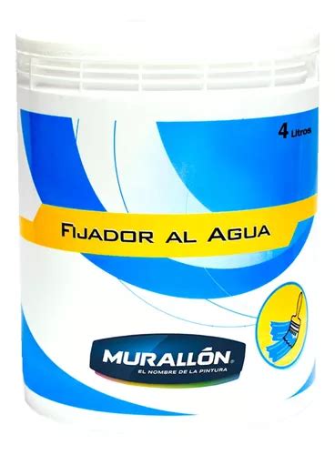 Fijador Sellador Al Agua Concentrado Lt Int Ext Murallon