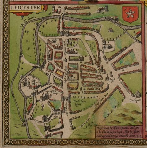 Old Maps Of Leicester Bonnee Stoddard