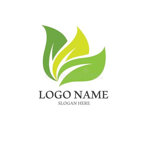 Green Leaf Logo And Symbol Vector Stock Illustration Illustration Of