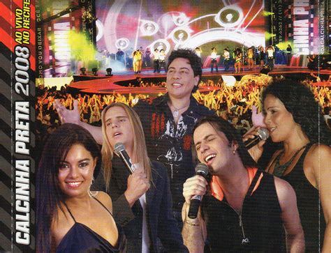 Encarte Calcinha Preta Como Vou Deixar Você 2008 Ao Vivo No