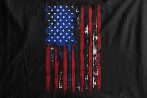 USA Distressed Flag Illustration American Distressed Flag 716758