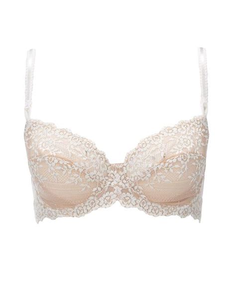 Lyst Wacoal Embrace Lace Underwired Bra In Natural Save 2
