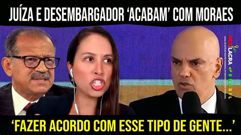 Juíza Ludmila e desembargador Sebastião ACABAM Moraes e ENFRENTAM