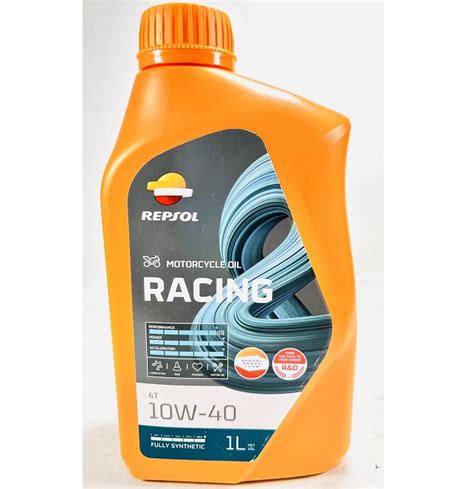 機油倉庫 附發票REPSOL RACING 4T 10W 40全合成機油 機車 Yahoo奇摩拍賣