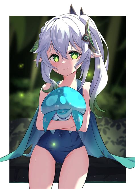 Nahida And Fungi Genshin Impact Drawn By Cocoablue23 Danbooru