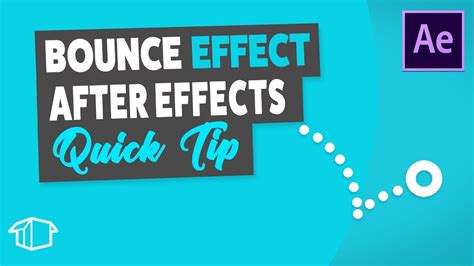 Bounce Effect After Effects Tutorial Quick Tip Youtube