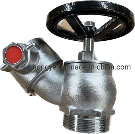 2 5 Inch Fire Hydrant Landing Valve Oblique Pattern Brass Material