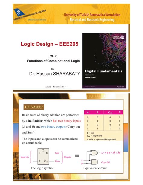 pdf logic design course 6 functions of combinational logic