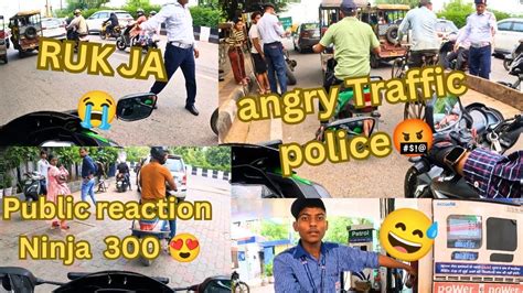 Angry Police Vs Bikers Police Se Aaj To Bach Gaya Traffic Police Waluu