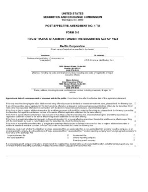 Fillable Online Post Effective Amendment No 1 To Form S 3ASR Fax Email