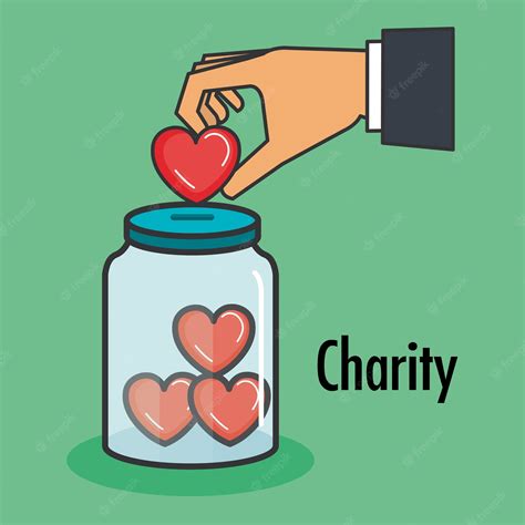 Hands Puting Coins Into Donation Box Donate Money Charity Concept