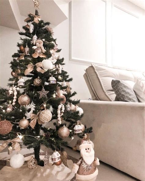 Rvore De Natal Rose Gold Ideias Elegantes Rvore De Natal Rosa
