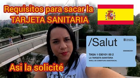 Como solicitar la TARJETA SANITARIA en ESPAÑA SALUD PÚBLICA españa