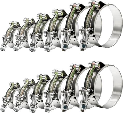 Amazon CHUN YUNG DA Heavy Duty Hose Clamps Stainless Steel T Bolt