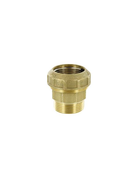 Raccord Droit Serrage Ext Rieur Pour Tube Poly Thyl Ne Laiton M Le