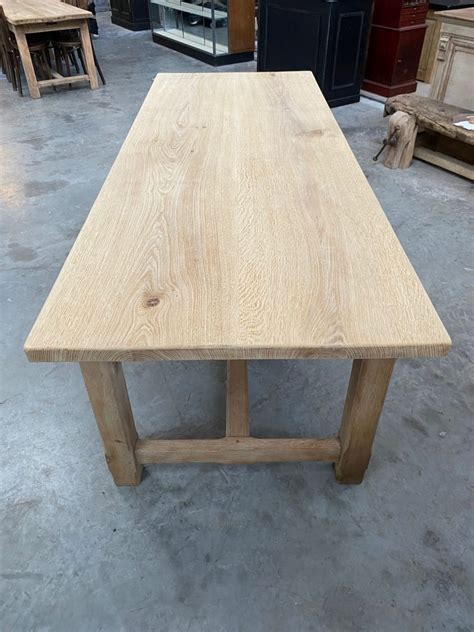 Grande table de ferme en chêne massif Nord Factory