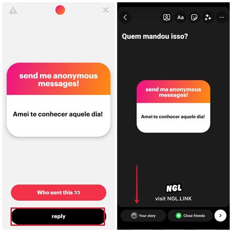 Como usar o NGL para enviar perguntas anônimas no Instagram