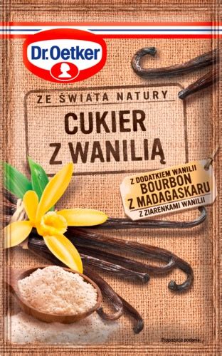Cukier z wanilią Bourbon z Madagaskaru z ziarenkami wanilii Ze Świata