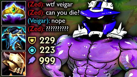 THIS VEIGAR IS A TANK WITH 1000 AP YouTube