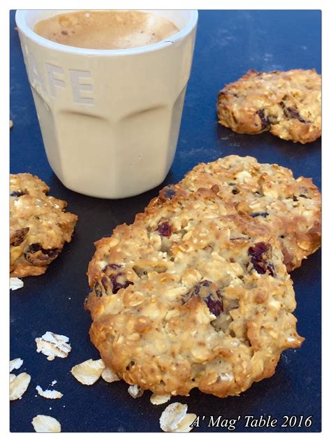 A Mag Table Cookies Aux Flocons D Avoine Light