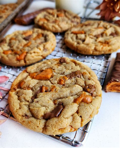 Peanut Butter Butterfinger Cookies Jessie Bakes Treats