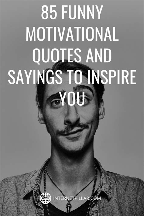 A Man With A Moustache On His Face And The Words Funny Motivation