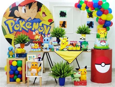 Festa Pok Mon Inspira Es Criativas E Alegres Para Decorar